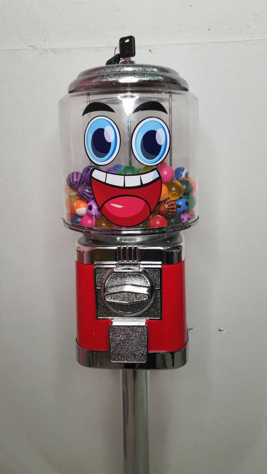 Maquina Expendedora de Chicles o Dulces Rojo. - maquidulce.com